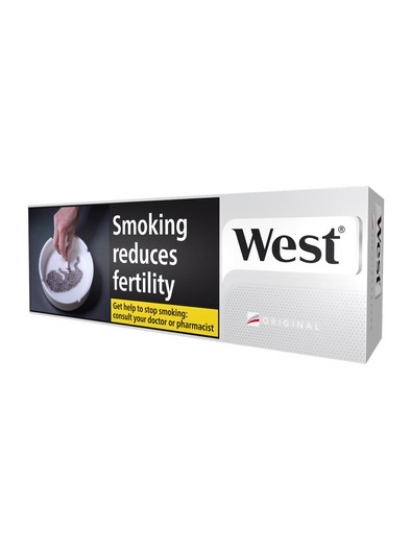 SeturDutyFree. WEST SILVER CIG 200 S