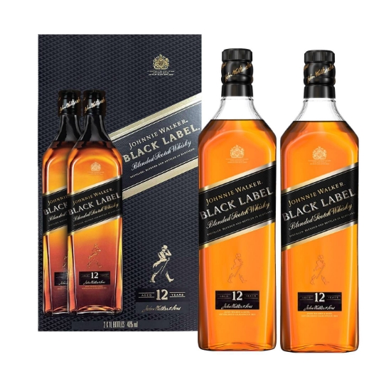 SeturDutyFree. JOHNNIE WALKER BLACK LABEL 2*100CL TWINPACK 200 CL